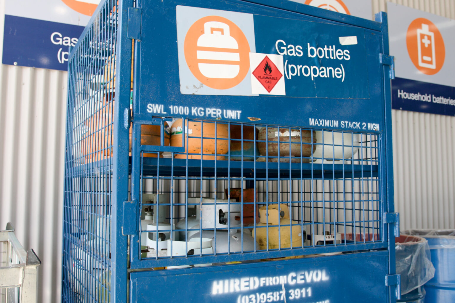 Not in any Bin, Gas Bottles – Halve Waste